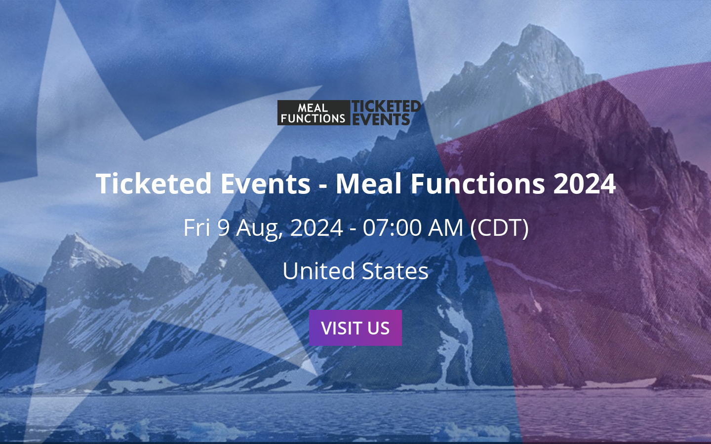 Ticketed Events - Meal Functions 2024